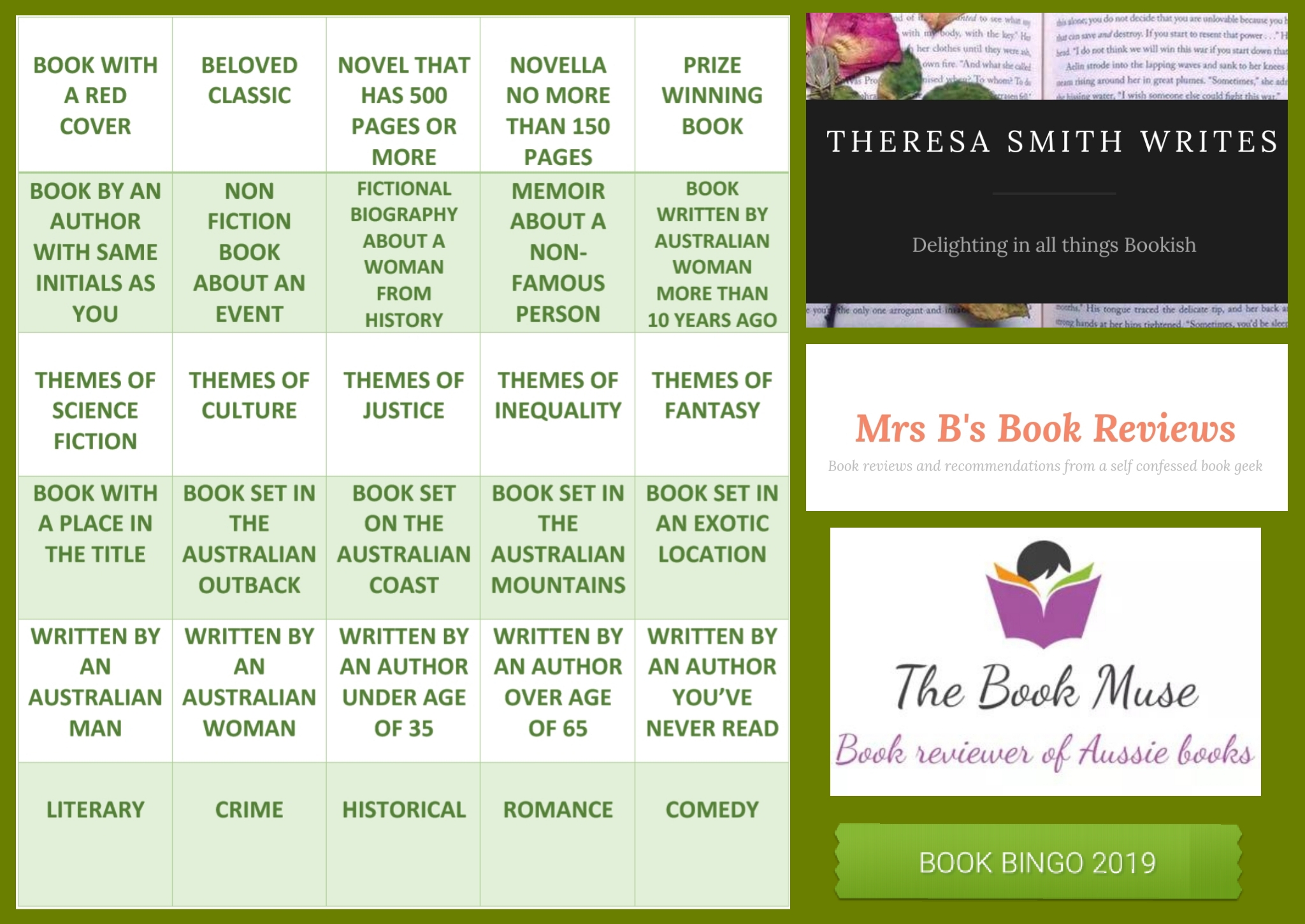 Book Bingo Twenty-Three – A Book Set in the Australian Outback and ...